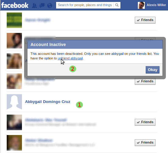 Getting Rid of Deactivated Facebook Friends | Made to Order Software ... Getting Rid of Deactivated Facebook Friends | Made to Order Software ...